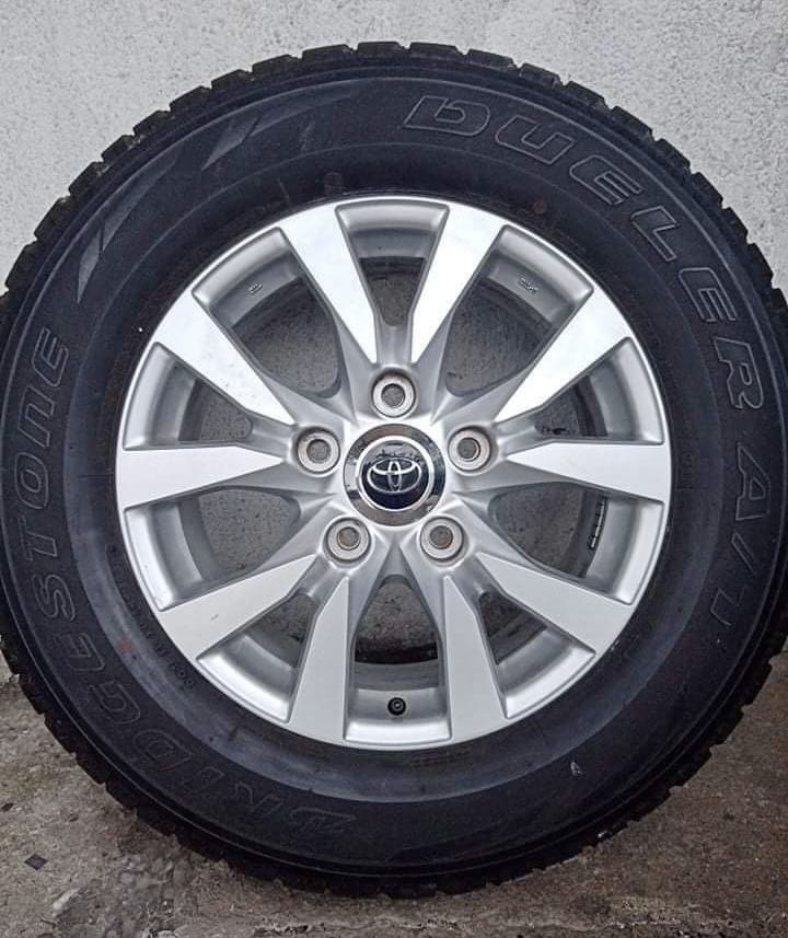 LC200 Original Mags and Tires (Set), Car Parts & Accessories, Mags and ...