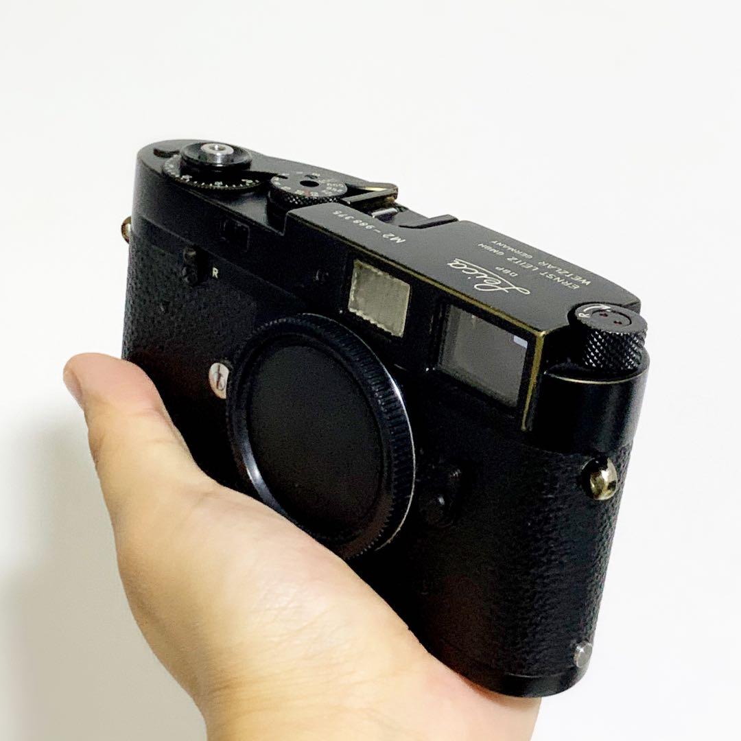 Leica M2 matt black repaint by kanto (rare), Photography, Cameras on Carousell