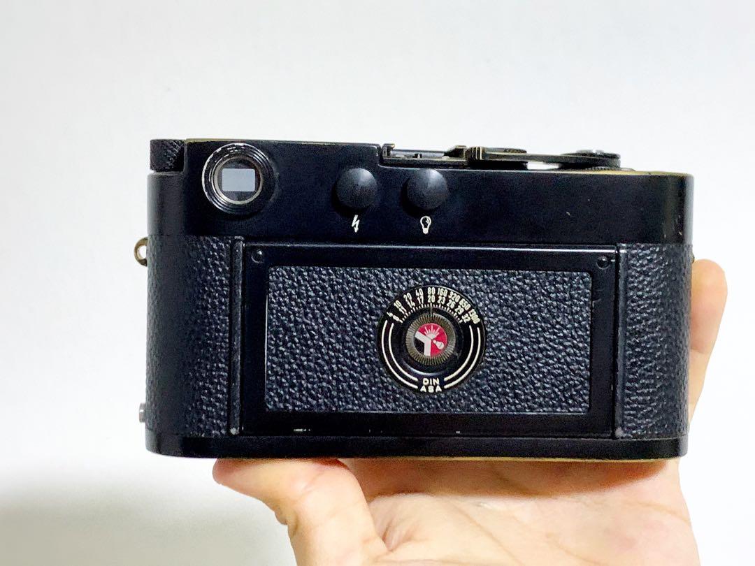 Leica M2 matt black repaint by kanto (rare), Photography, Cameras on Carousell