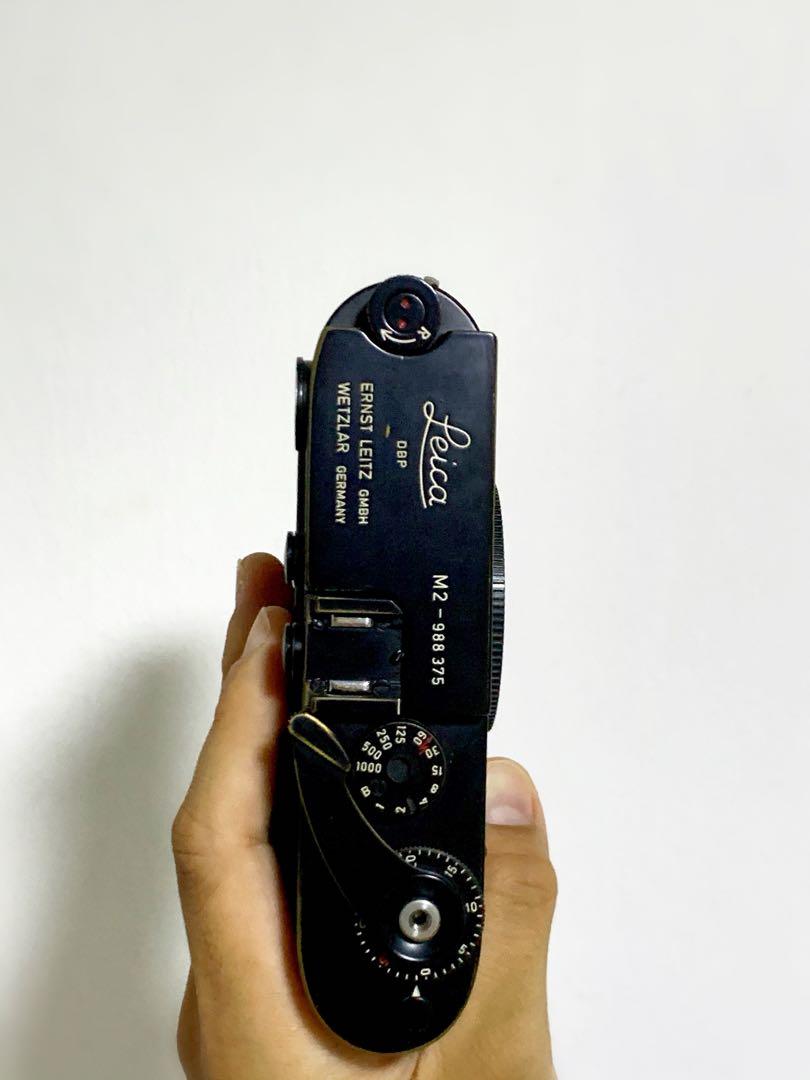 Leica M2 matt black repaint by kanto (rare), Photography, Cameras on Carousell