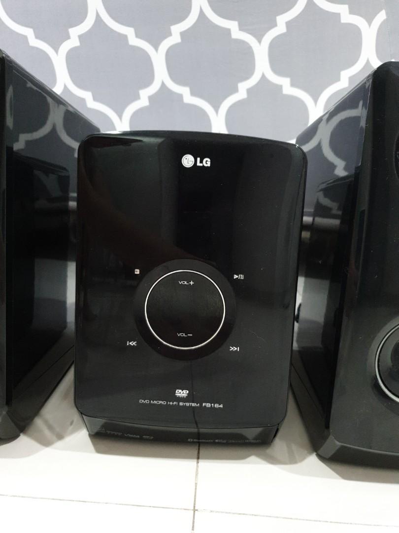 LG DVD Micro Hi-Fi System with 2 Speakers, Audio, Other Audio Equipment ...