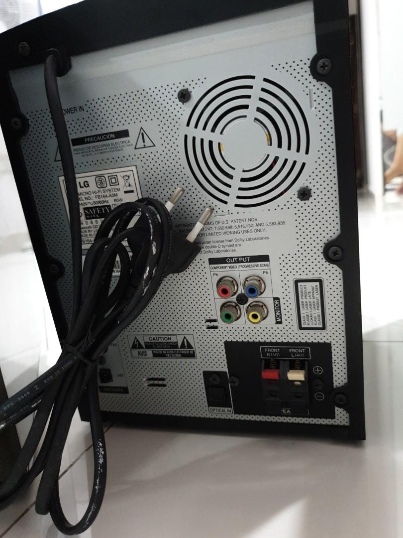 LG DVD Micro Hi-Fi System with 2 Speakers, Audio, Other Audio Equipment ...