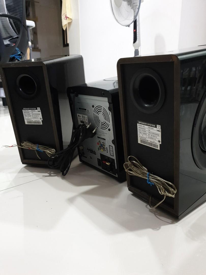 LG DVD Micro Hi-Fi System with 2 Speakers, Audio, Other Audio Equipment ...