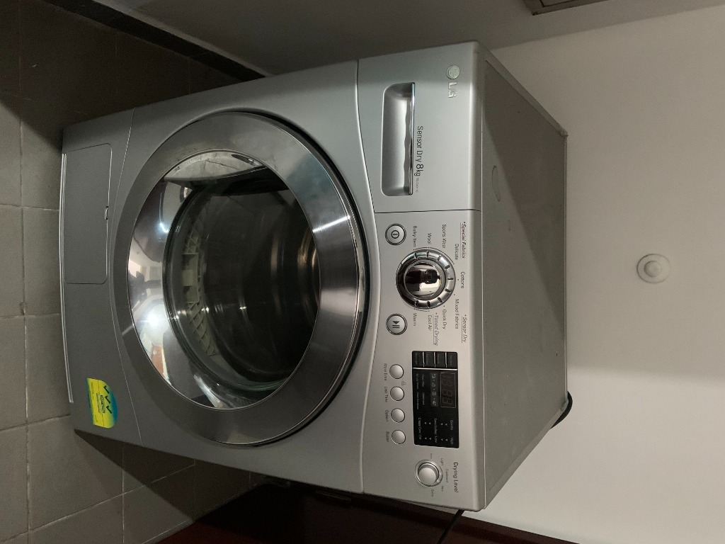 LG Sensor Dryer 8kg - TD-C8011C, TV & Home Appliances, Washing Machines ...