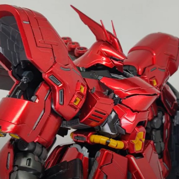 MG Sazabi KA Titanium Red gundam, Hobbies & Toys, Toys & Games on Carousell