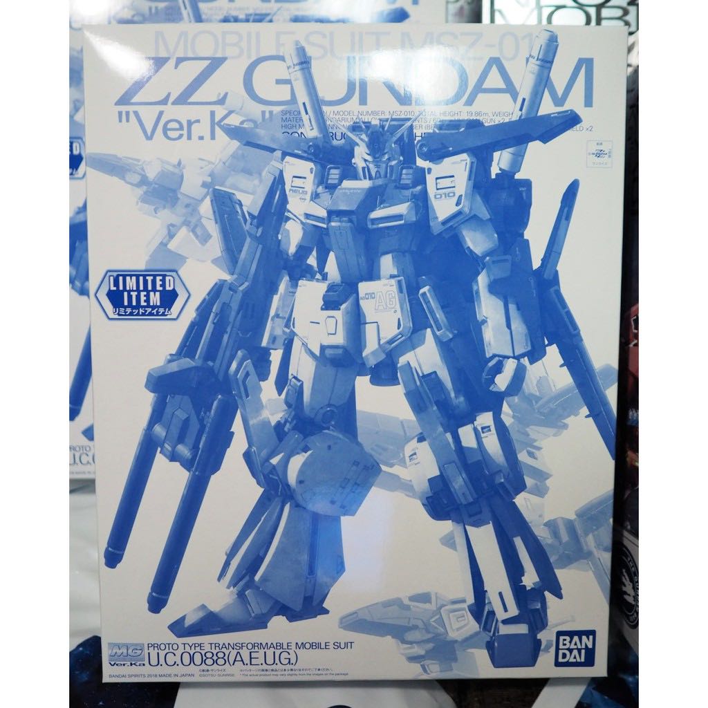 MG ZZ Gundam Ver.Ka Clear Edition, Hobbies & Toys, Toys & Games on Carousell