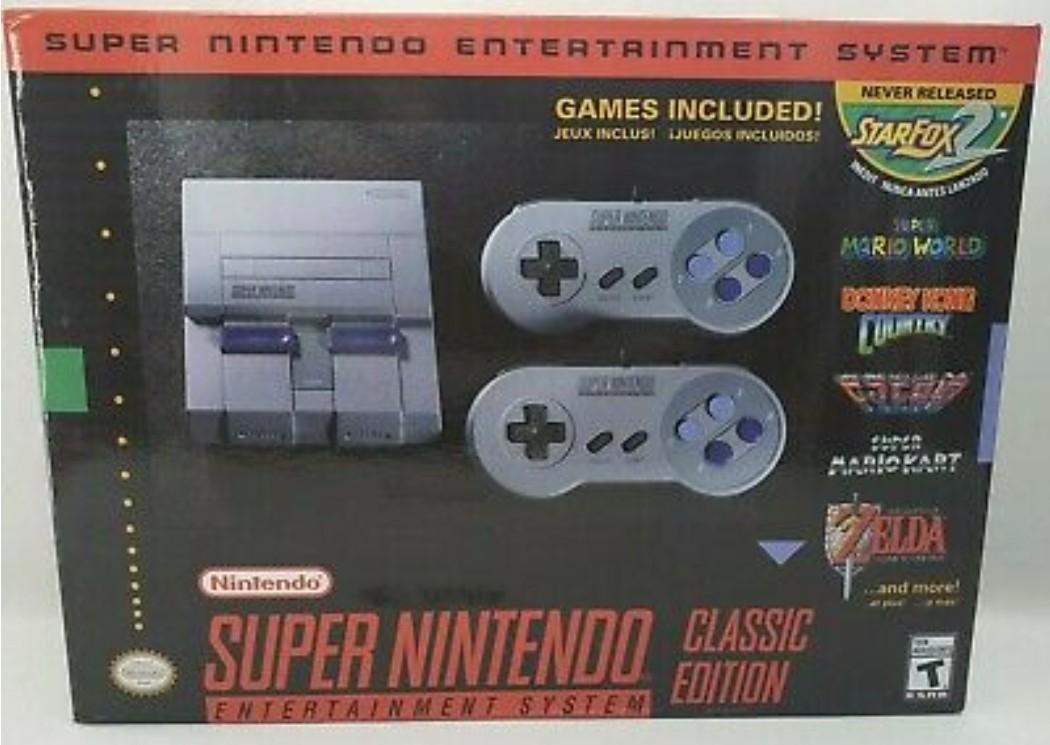 Nintendo Super NES Mini Classic Edition Control Deck, Video Gaming ...