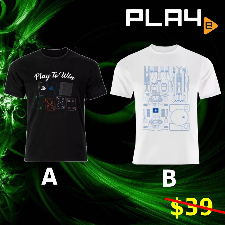 PlayStation OLP Deck Black T-Shirt - S/L/XL/XXL, Hobbies & Toys, Toys ...