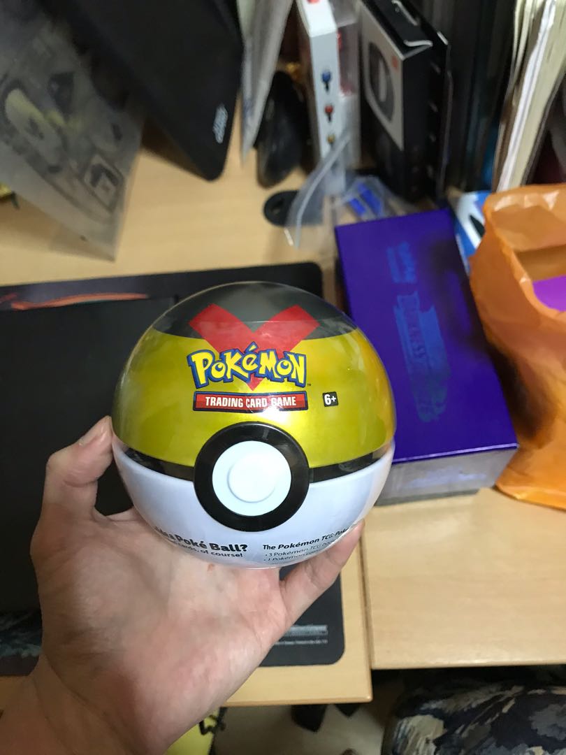 Pokeball tin level ball, Hobbies & Toys, Toys & Games on Carousell