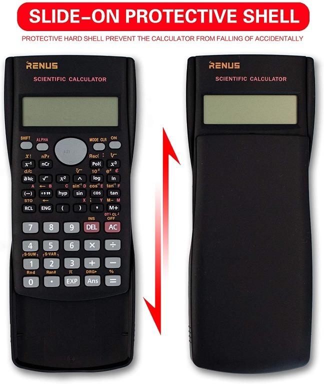 RENUS 2-Line Engineering Scientific Calculator Function Calculator for ...