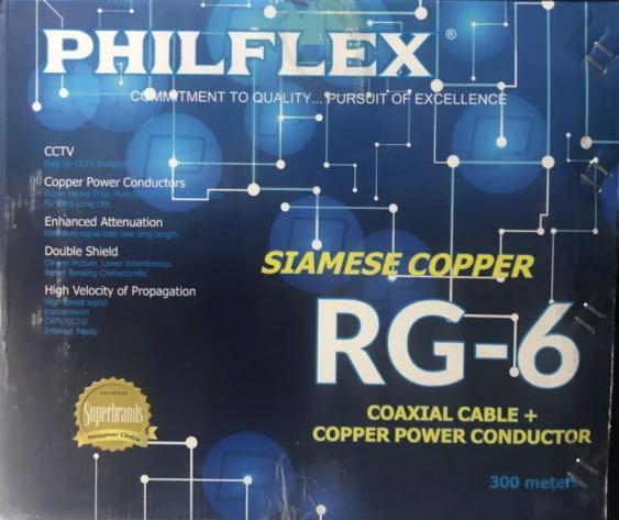 RG6 siamese cable, Audio, Other Audio Equipment on Carousell