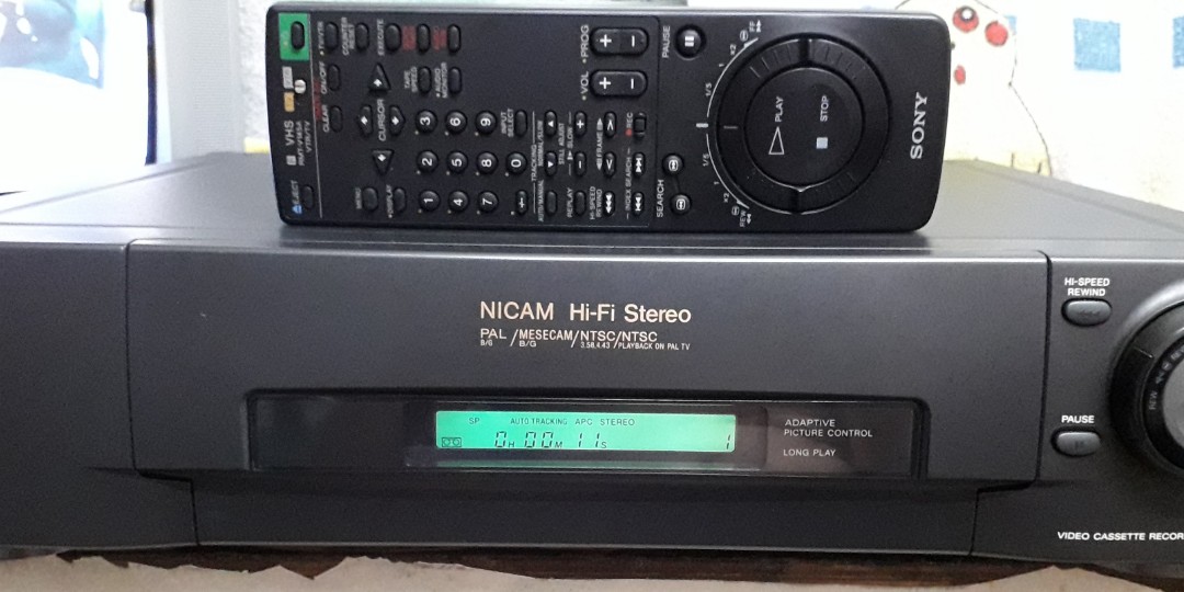 High End Brand New Sony 6 Heads Nicam Hi-Fi Stereo VHS/VCR/Video ...