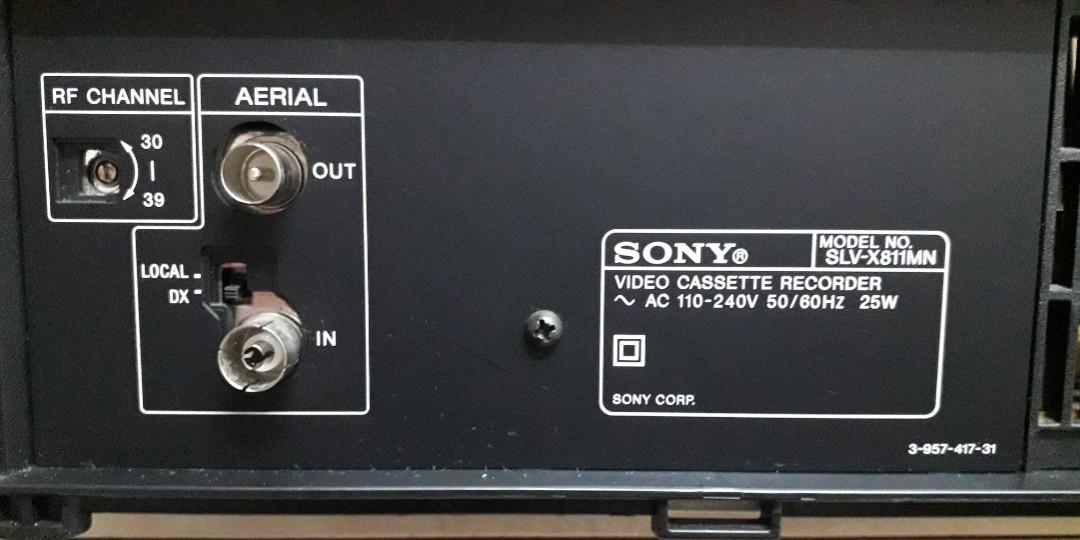 High End Brand New Sony 6 Heads Nicam Hi-Fi Stereo VHS/VCR/Video ...