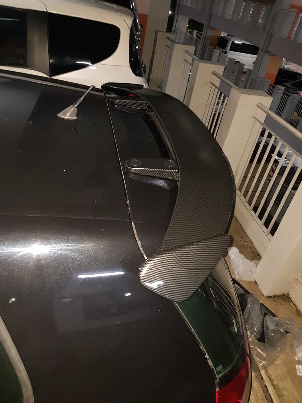 Spoiler installation, Car Accessories, Accessories on Carousell