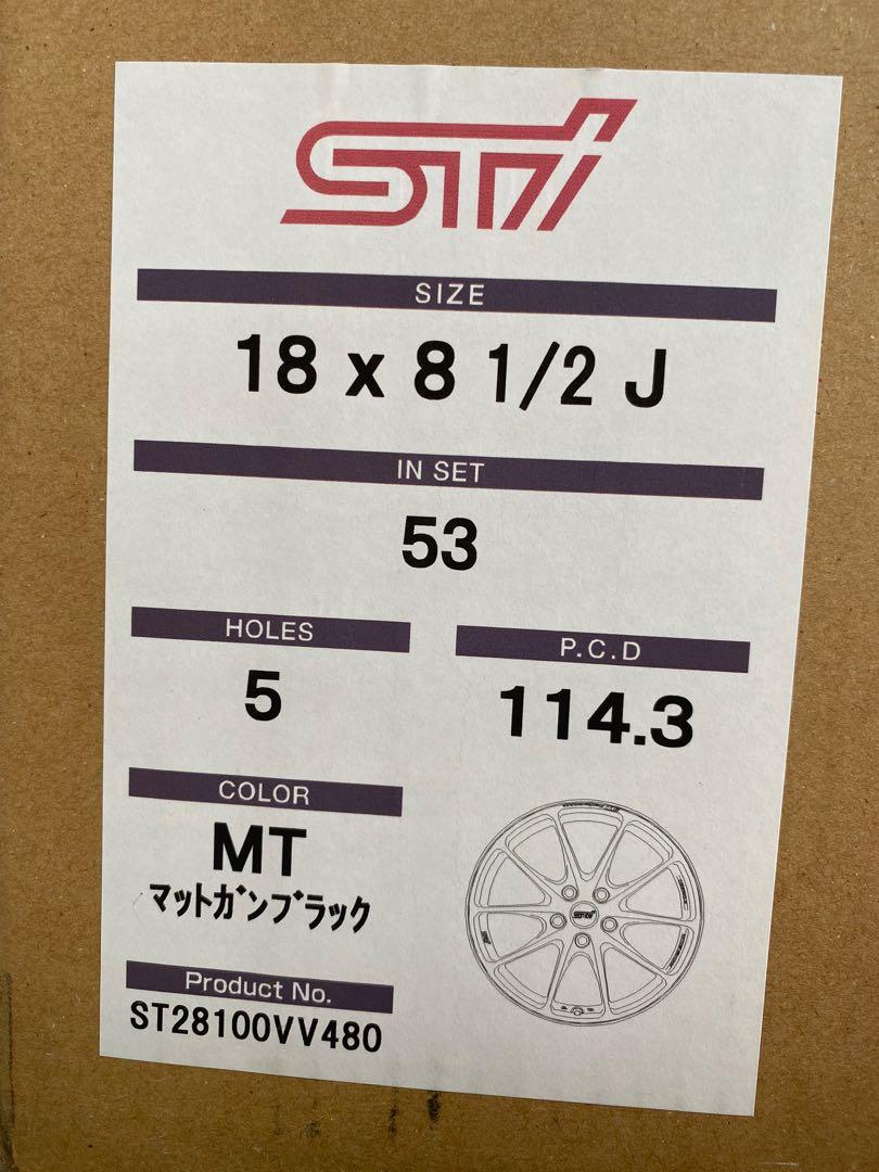 STI Forge rims by Rays Japan, Car Accessories, Tyres & Rims on Carousell
