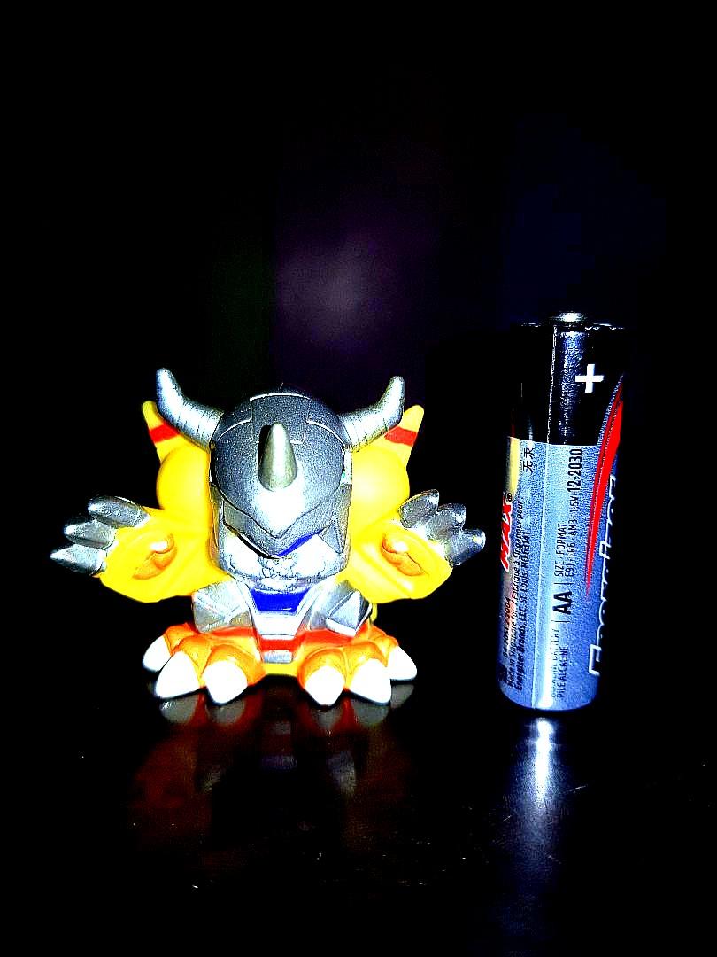 Vintage 2000 Digimon Digital Monsters Omnimon Omegamon Wargreymon Metal Garurumon Finger Puppets ...