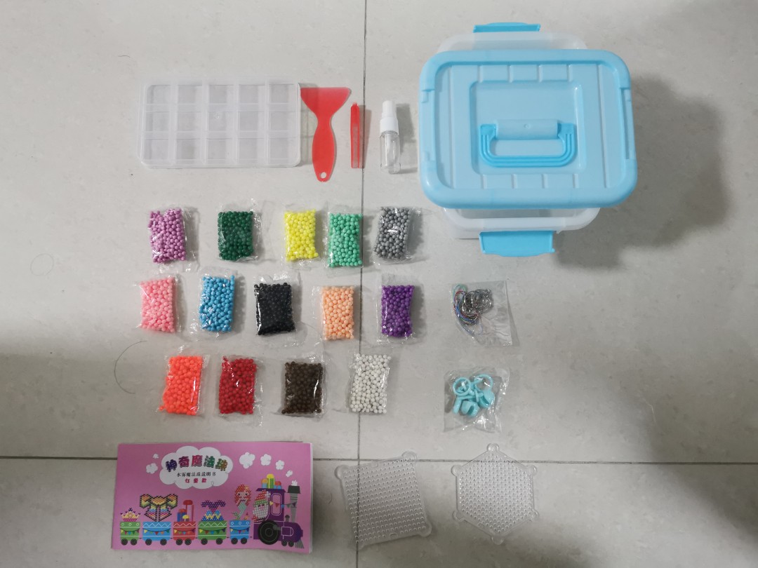 Water Magic Sticky Beads With Accessories, Babies & Kids, Baby Nursery ...