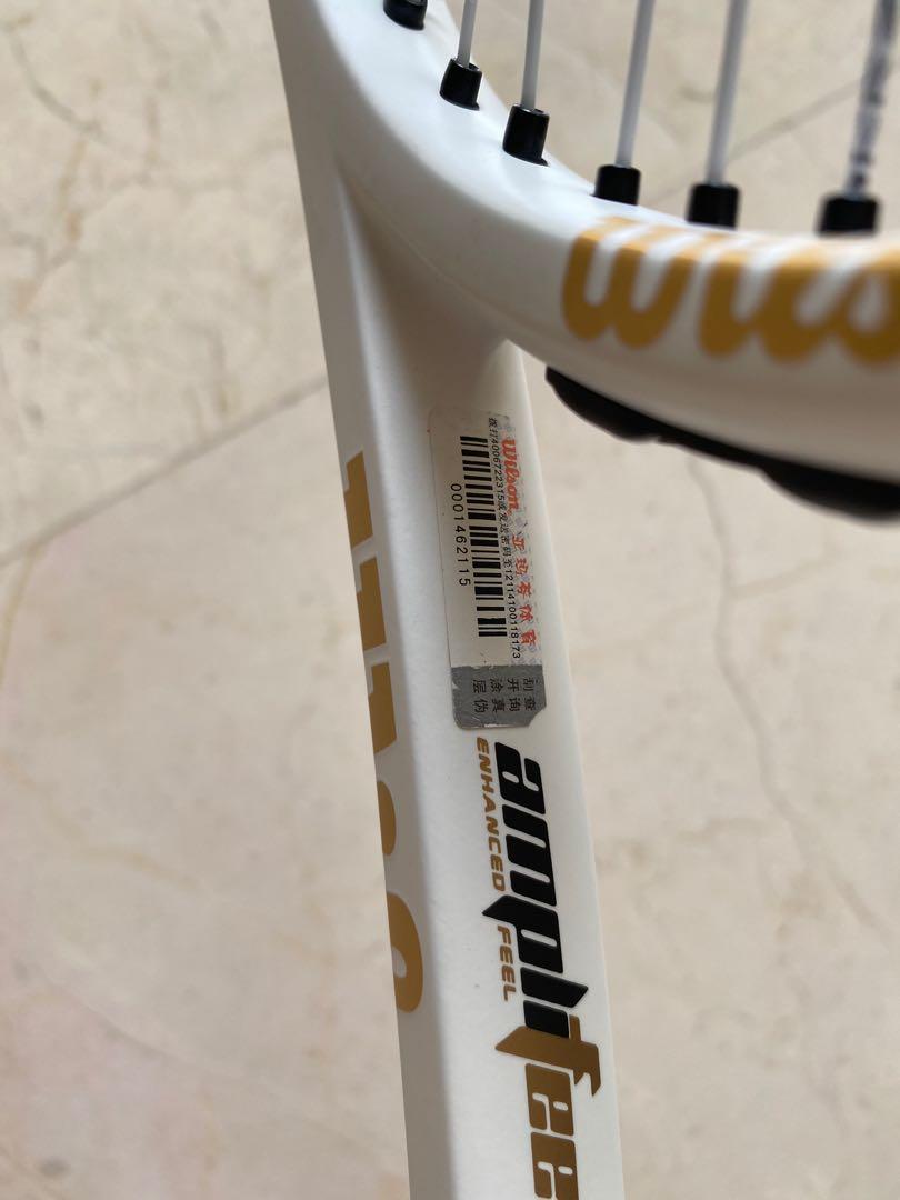 Wilson Prostaff 95 tennis racket, Sports Equipment, Sports & Games ...