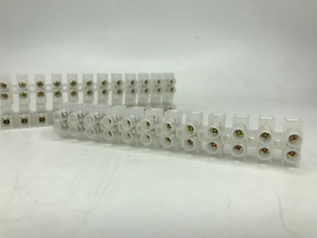 WIRE CONNECTOR (10 ampere 12PCS/1-SET) DUAL RAW SCREW TERMINAL ELECTRIC ...