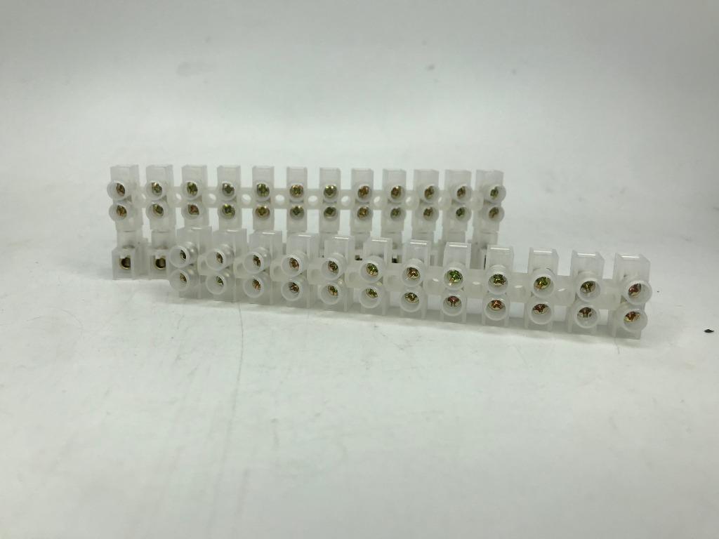 WIRE CONNECTOR (10 ampere 12PCS/1-SET) DUAL RAW SCREW TERMINAL ELECTRIC ...