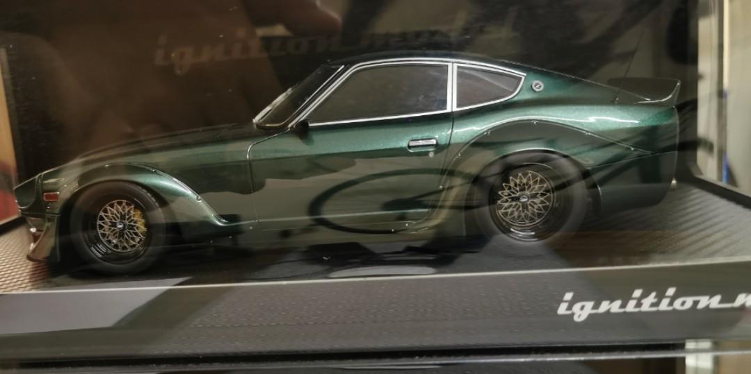 1/18 Ignition model Nissan Fairlady Z S30 STAR ROAD Green, Hobbies & Toys, Toys & Games on Carousell