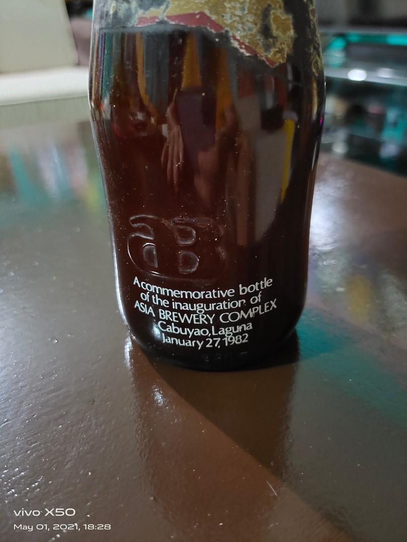 1982 Beer Hausen Lucio Tan Commemorative bottle, Hobbies & Toys ...
