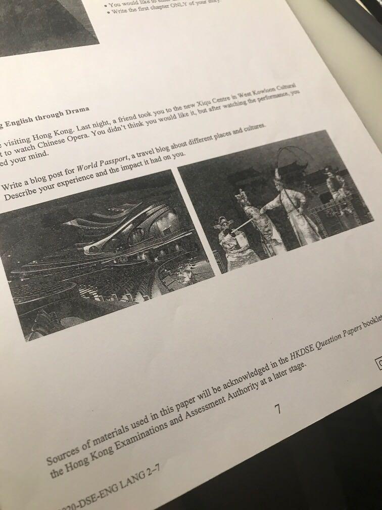 2012-2020 DSE English writing 題目, 興趣及遊戲, 書本 & 文具, 教科書 - Carousell