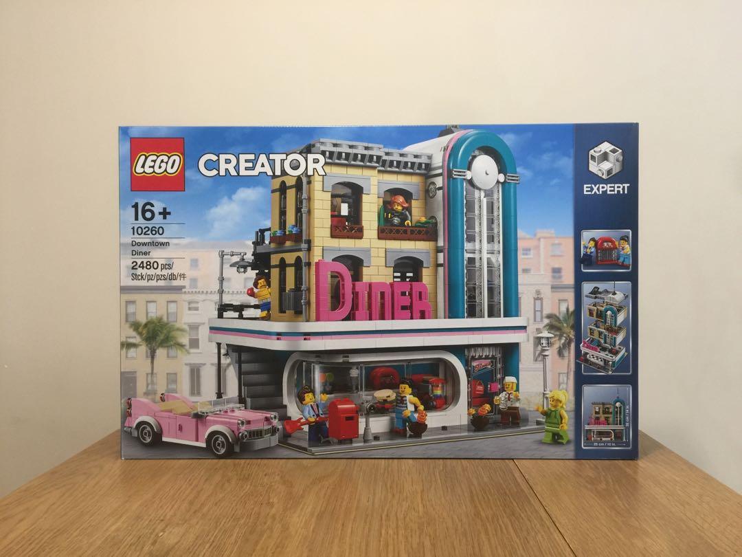 絕版靚盒 LEGO 10260 - Creator Expert - Downtown Diner (與10232、10251、10264 ...