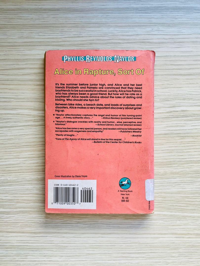 Alice in Rapture, Sort Of by Phyllis Reynolds Naylor, Hobbies & Toys ...