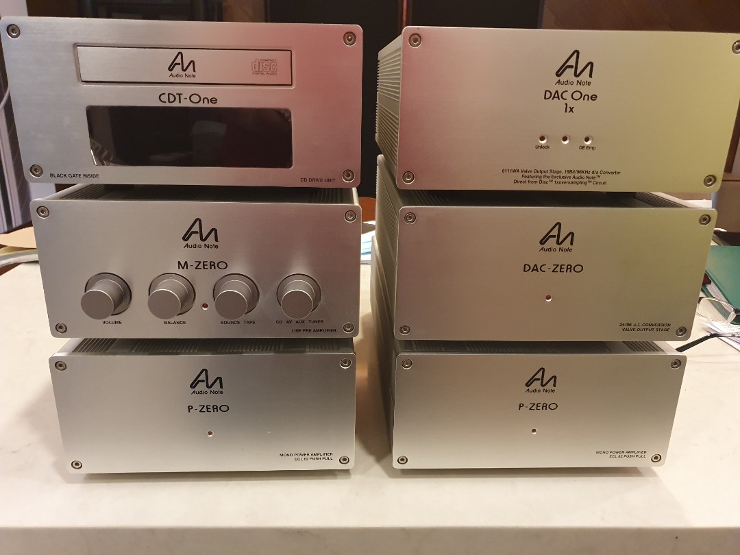 Audio Note M Zero preamp / P Zero tube monoblock, Audio, Other Audio ...