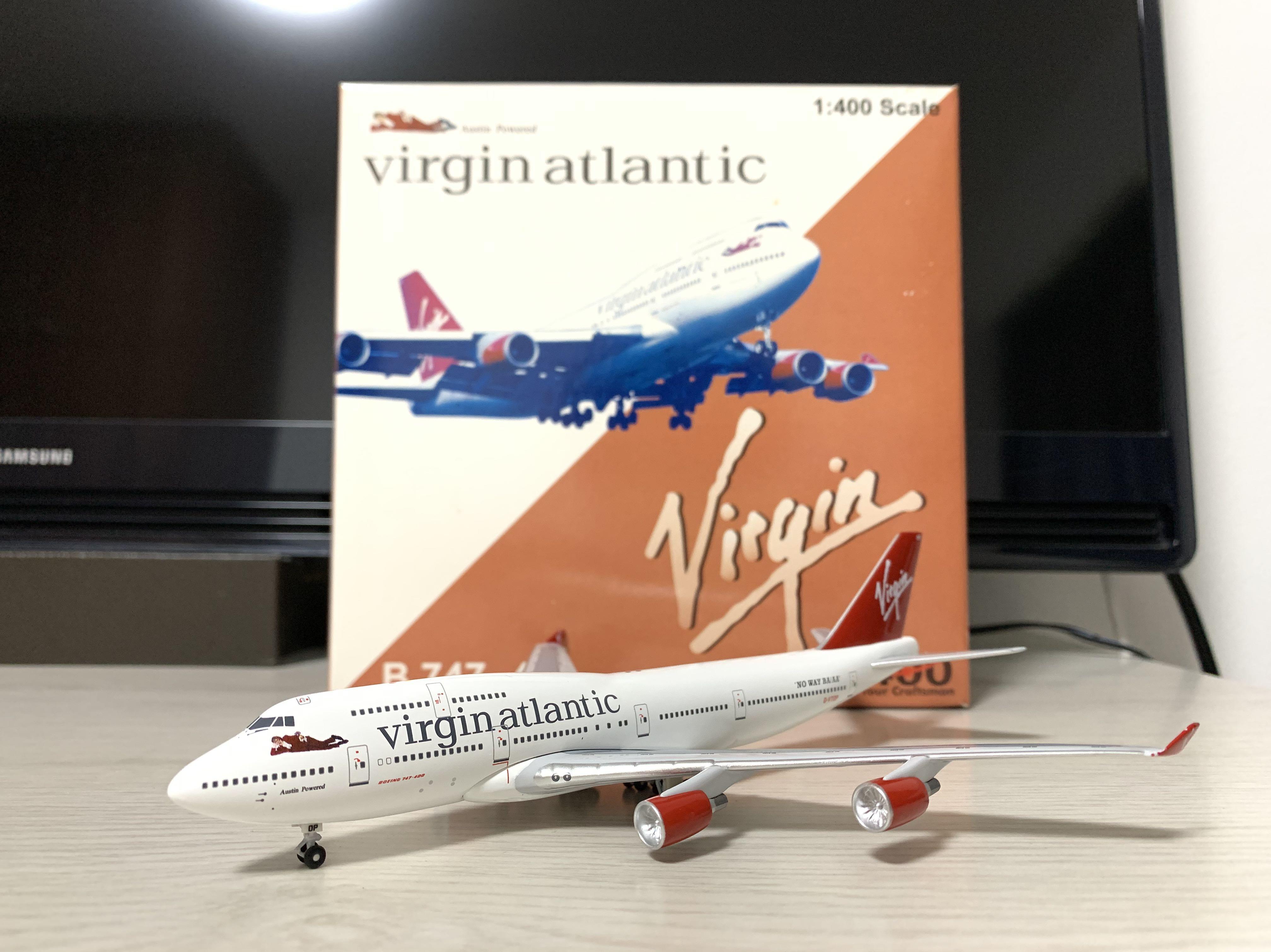 Bigbird400 Virgin Atlantic Boeing B747-400 ‘Austin Powered’ Livery G ...
