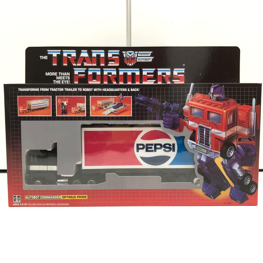 Black Canadian G1 Pepsi Optimus Prime Transformers, Hobbies & Toys ...