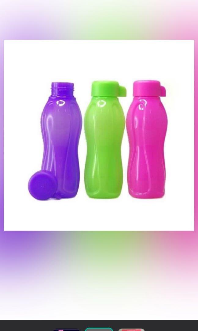 Bottles Tupperware 310 ml, Health & Nutrition, Face Masks & Face ...