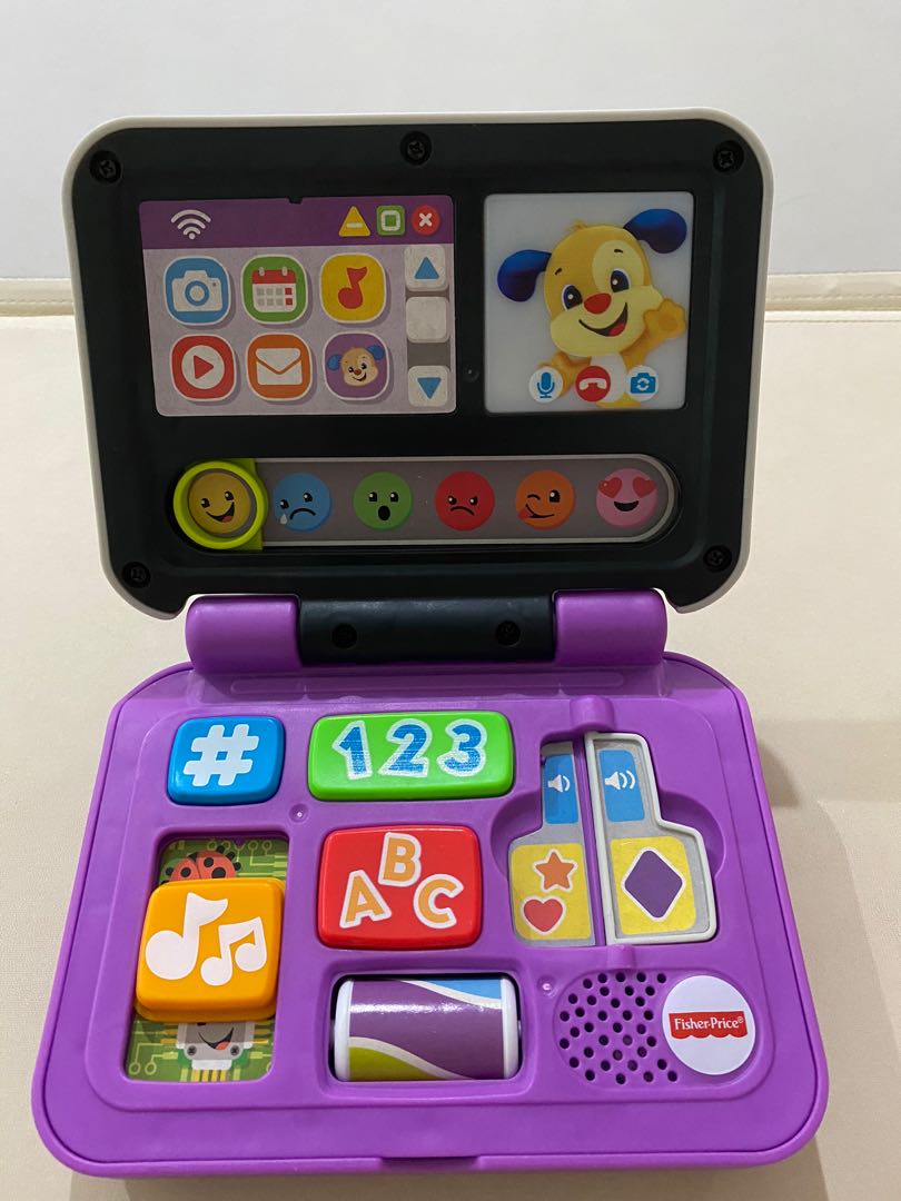 Fisher price laptop, Babies & Kids, Infant Playtime on Carousell