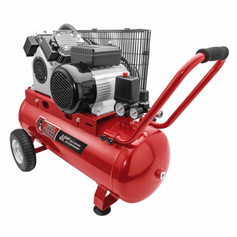 Full Boar Air Compressor 3HP 50Litre Belt Driven, Commercial ...