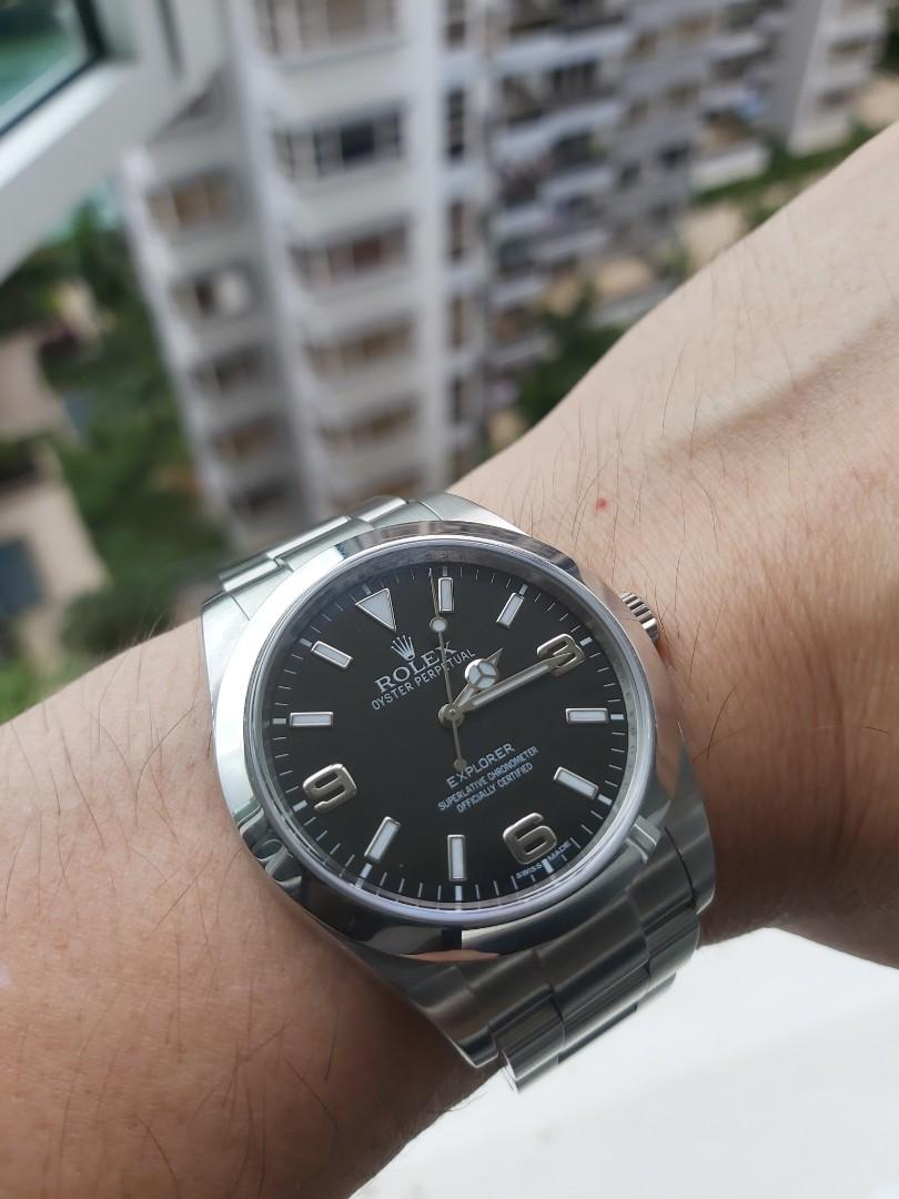 Full set Rolex Explorer 39mm Mk 1 (214270) Automatic Watch, Luxury ...