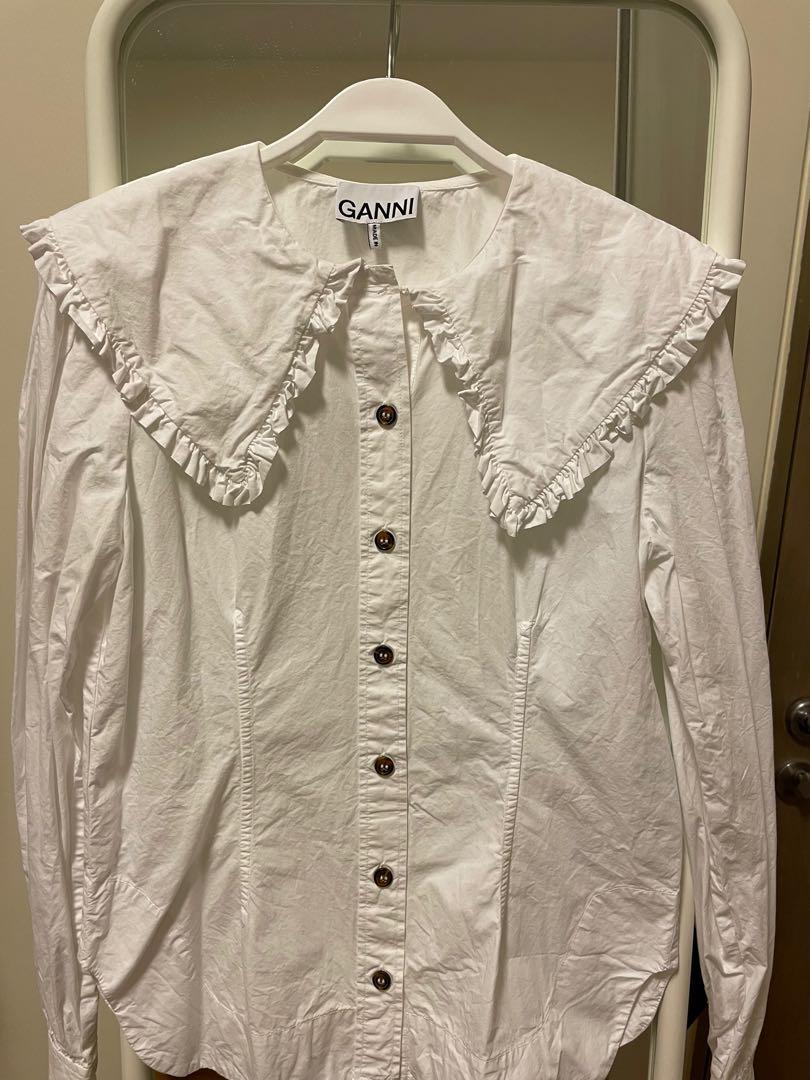 Ganni Shirt, Women's Fashion, Tops, Shirts on Carousell