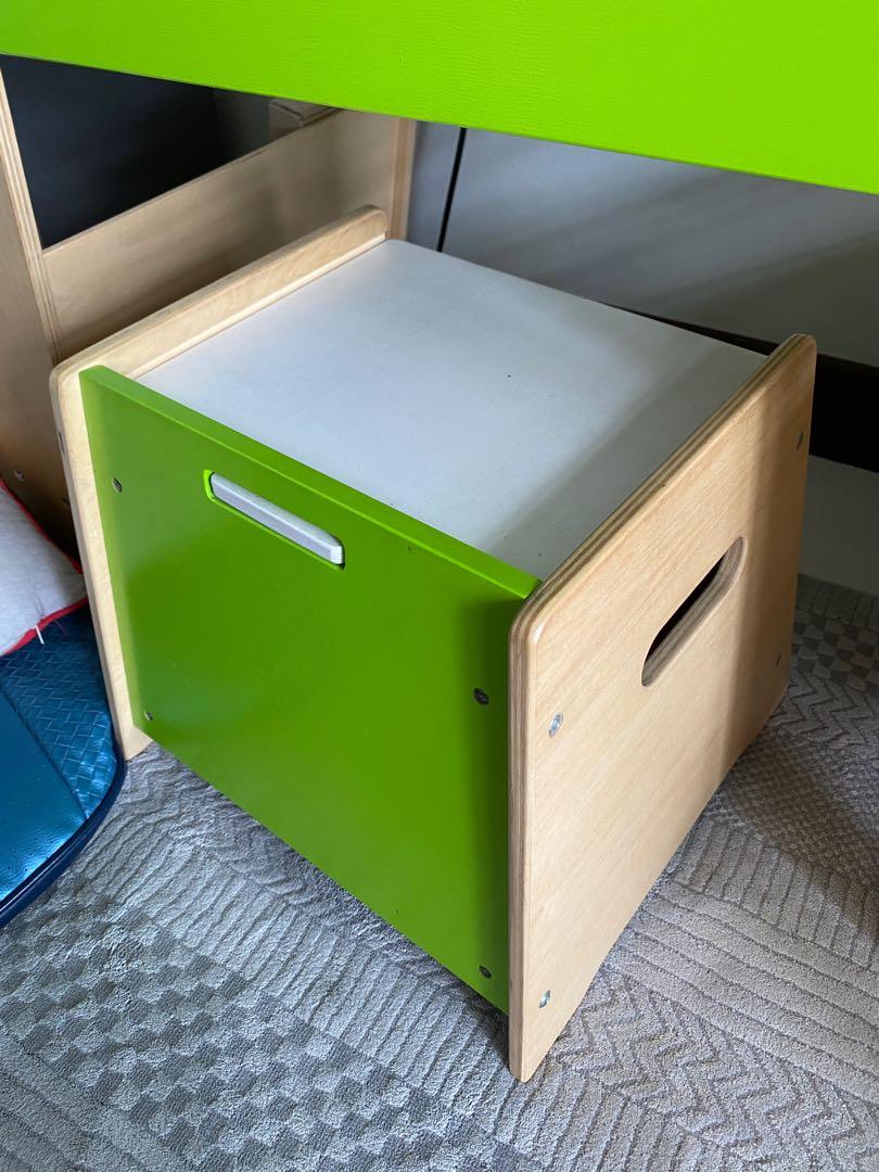 Hape Kids Wooden Play Station & Art Activity Easel Table Set with Stool ...