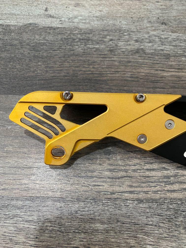 Honda RS150R RCB Alloy Chain Cover (Gold), Motorcycles, Motorcycle ...