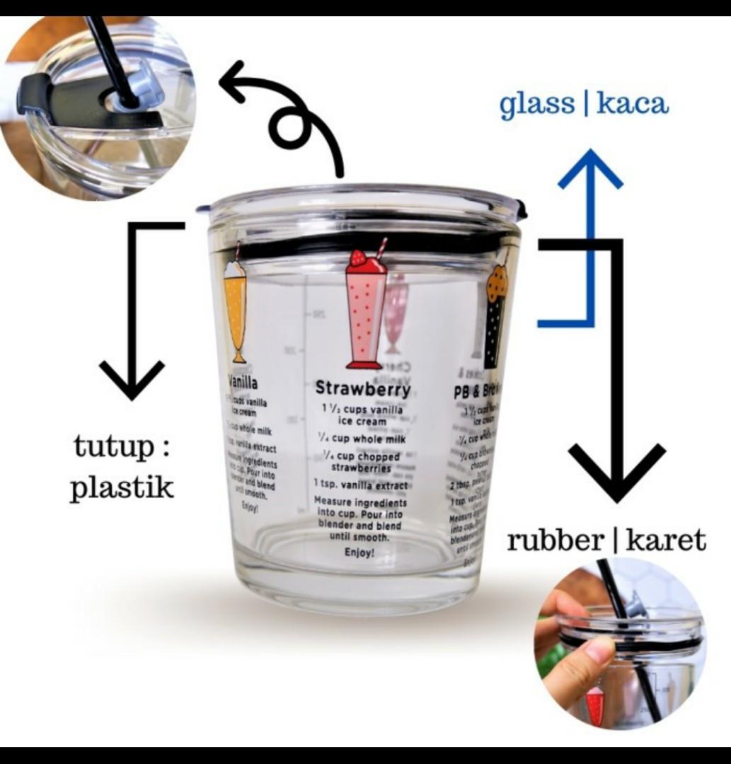 Hygge Glass Cup 350 mL | Botol Gelas Minum Kaca Ramah Lingkungan ...