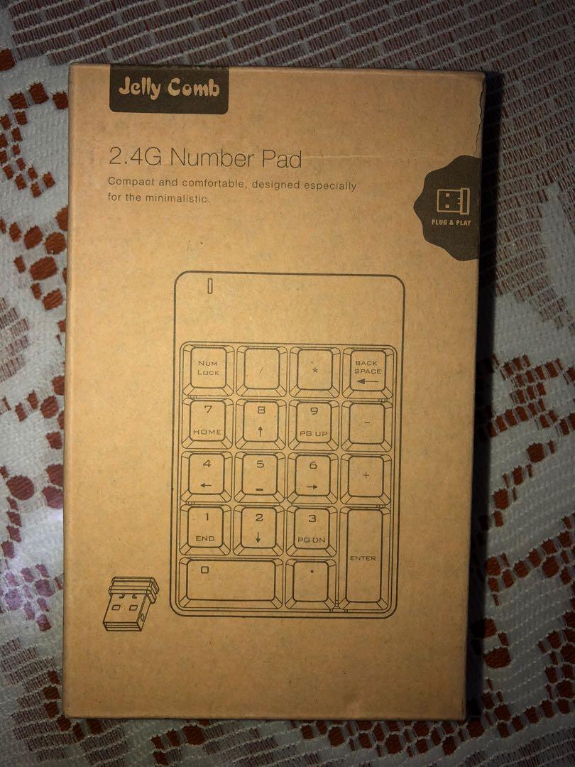 Jelly Comb 2.4G Number Pad, Computers & Tech, Parts & Accessories ...