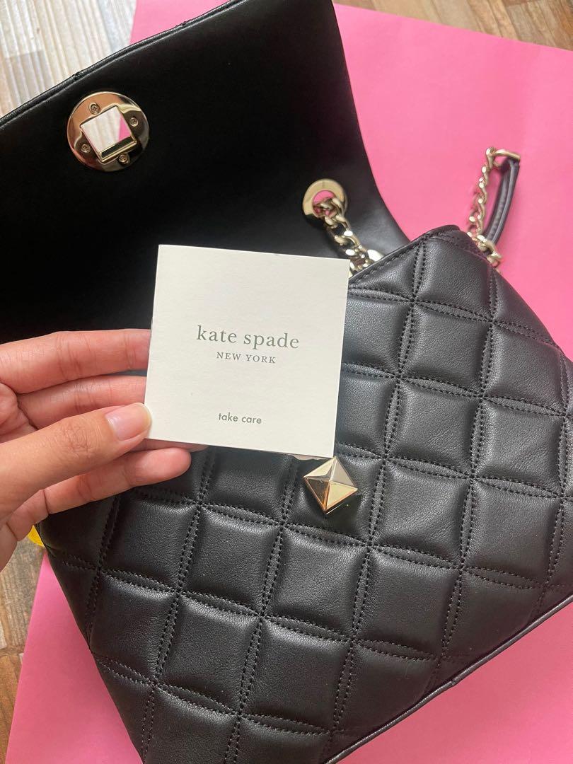 Kate Spade - Quilted Chain Bag, Luxury, Bags & Wallets on Carousell