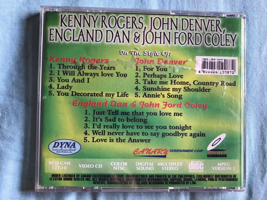 Kenny Rogers Kataoke VCD, Hobbies & Toys, Music & Media, CDs & DVDs on ...