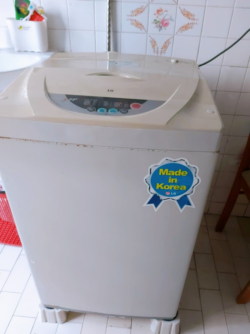 LG Washing Machine 5.5kg Fuzzy Logic, TV & Home Appliances, Washing ...