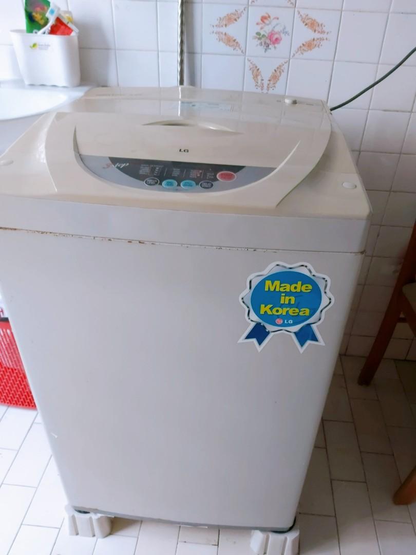 LG Washing Machine 5.5kg Fuzzy Logic, TV & Home Appliances, Washing ...