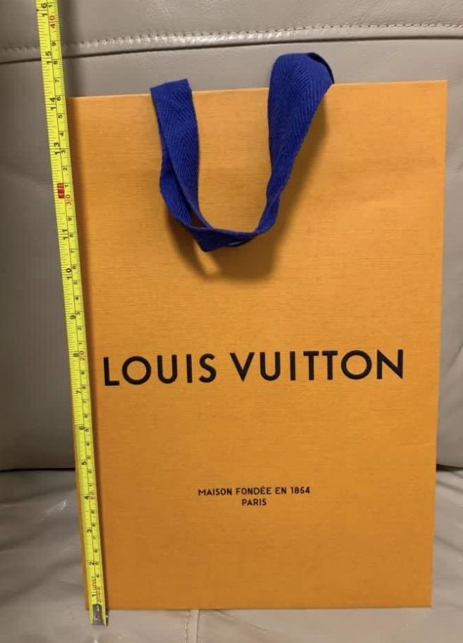 LV 紙袋 Louis Vuitton paper carry bag. New!, 名牌, 手袋及銀包 - Carousell