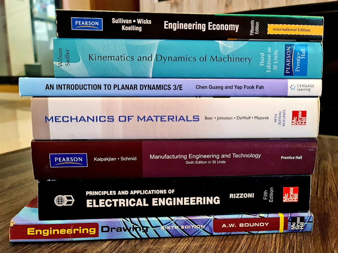 NTU Mechanical Engineering Textbooks (Nanyang Technological University ...