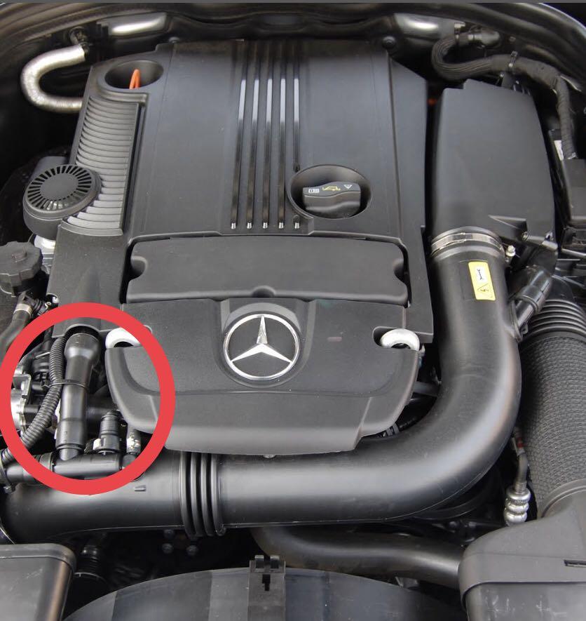 Mercedes E200 E250 W172 R172 W212 W207 W204 air intake pipe with ...