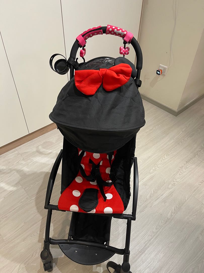Minnie Mouse foldable pram, Babies & Kids, Going Out, Strollers on ...