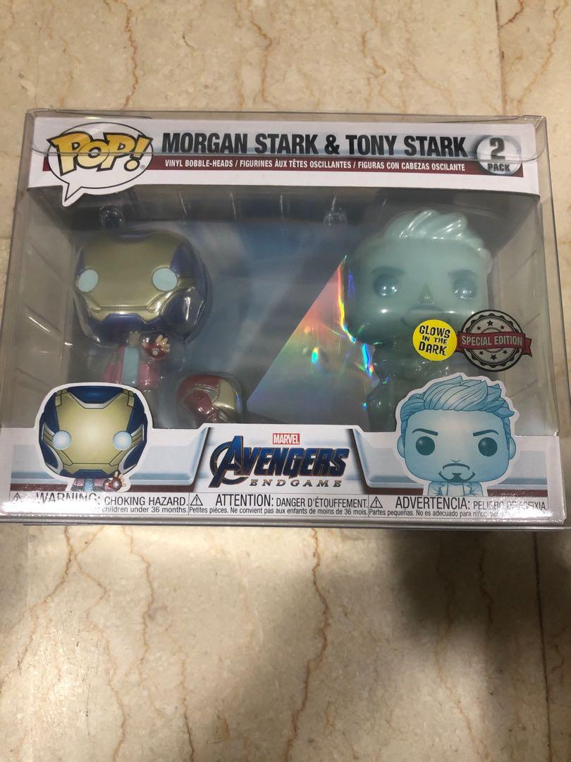 Morgan Stark and Tony Stark Avengers Endgame Funko Pop, Hobbies & Toys ...